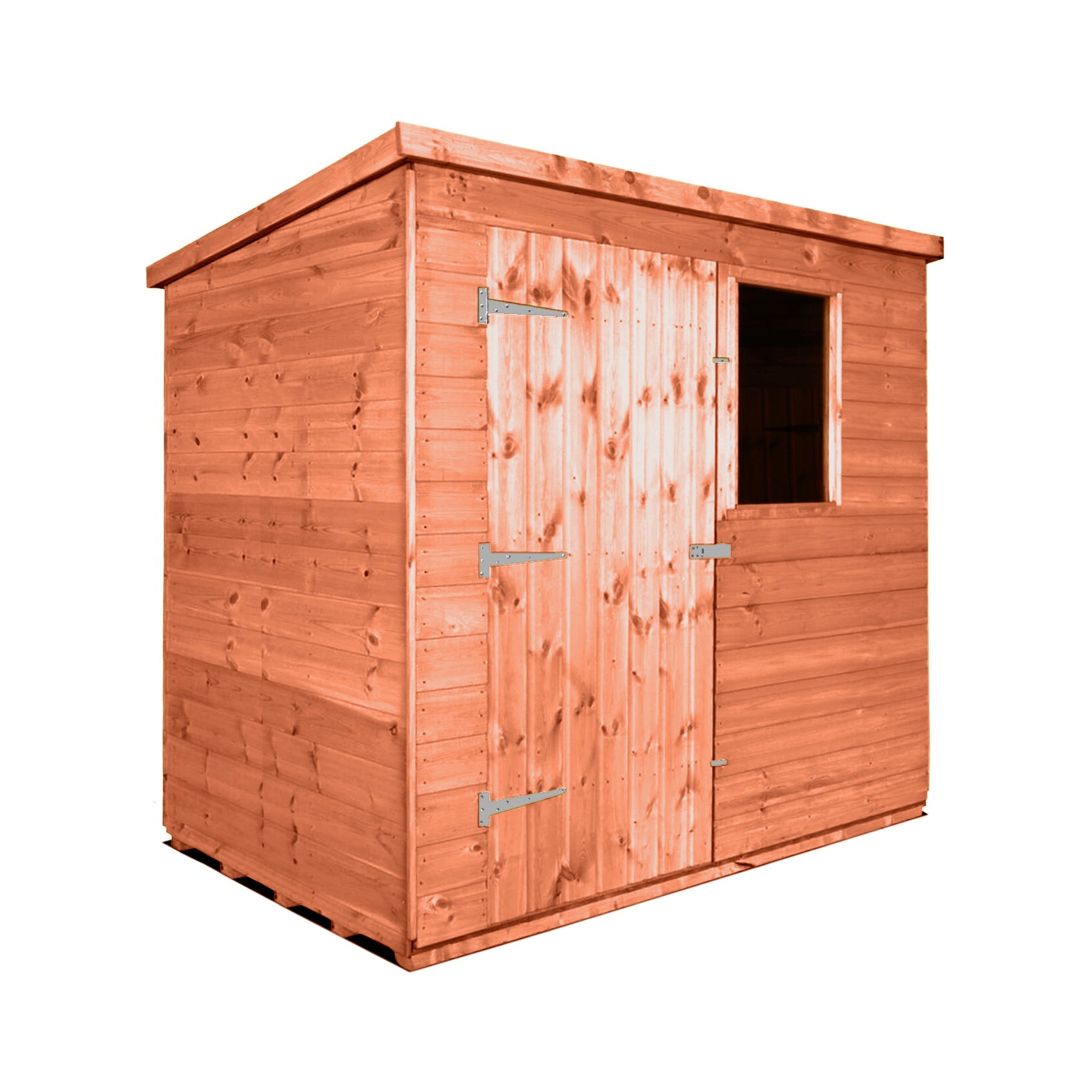 7x5 Pent Shed 6ft Tall 12mm Cladding Door Left Atlas Sheds 7x5-pent-shed-6ft-tall-12mm-cladding-door-left-atlas-sheds