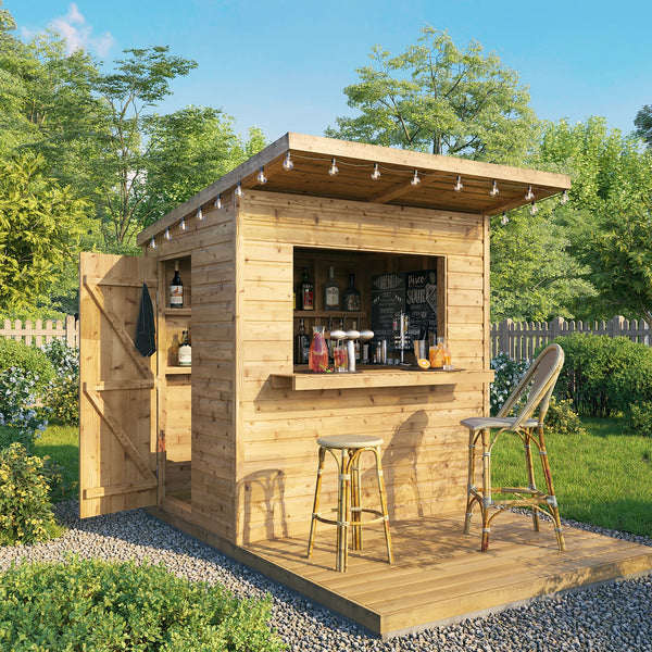 6x5 Garden Bar, Gable Left – Atlas Sheds