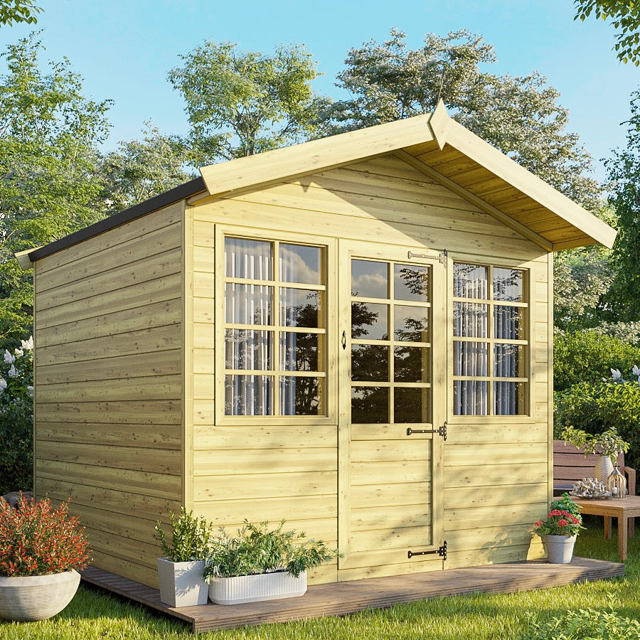 8x4 Country Cabin – Atlas Sheds