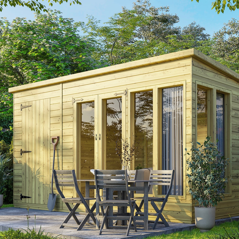 12x7 Studio Plus - Door Left – Atlas Sheds